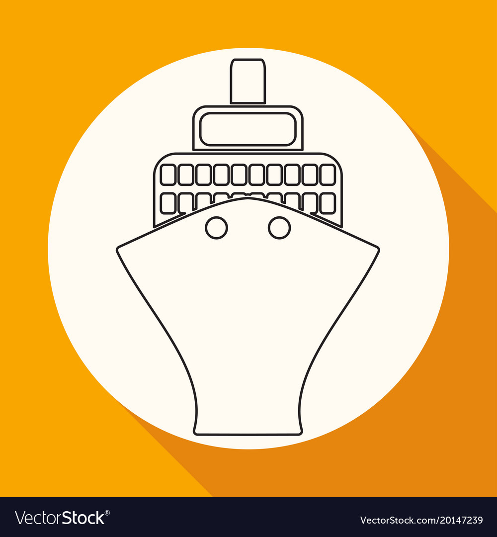 Ship icon Royalty Free Vector Image - VectorStock