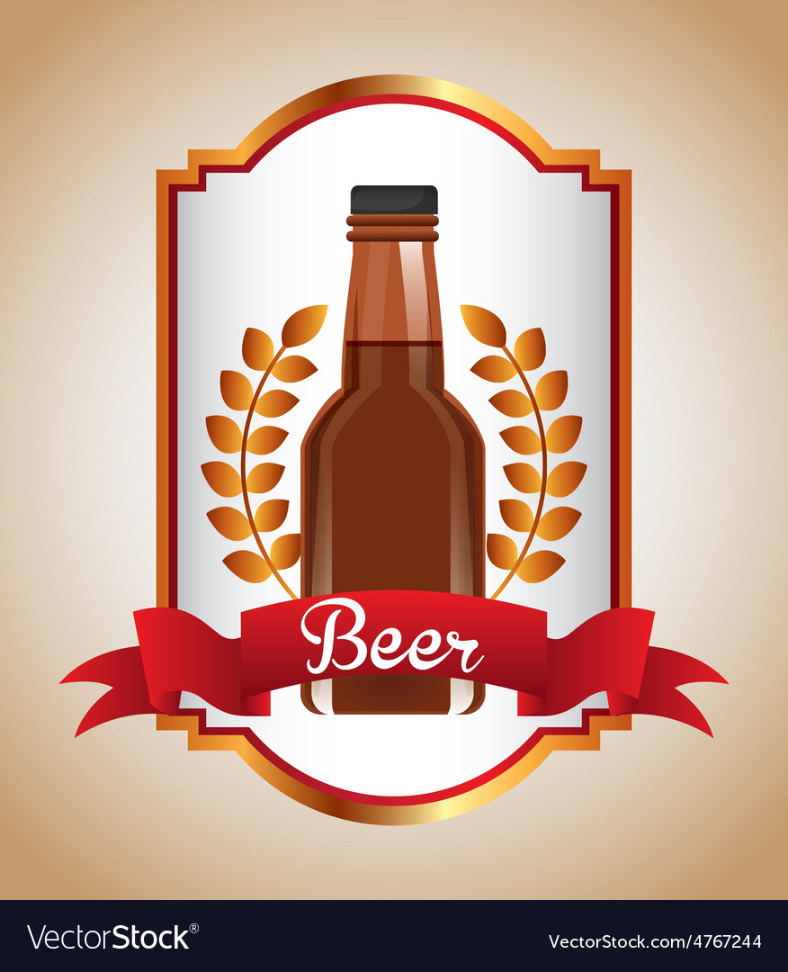 Cold beer Royalty Free Vector Image - VectorStock