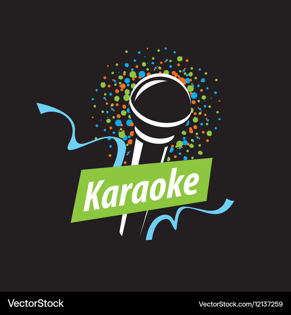 Logo karaoke Royalty Free Vector Image - VectorStock