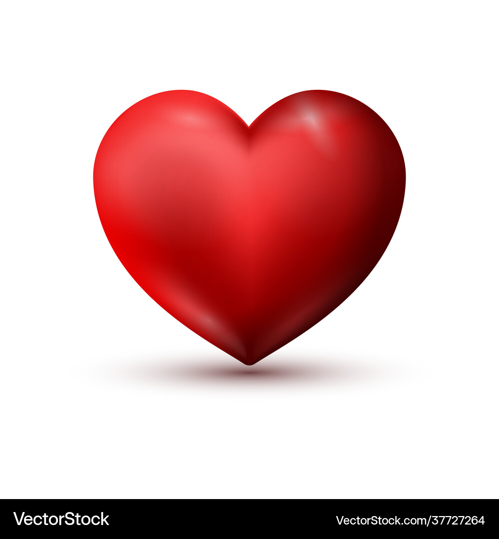 Heartred Royalty Free Vector Image - VectorStock