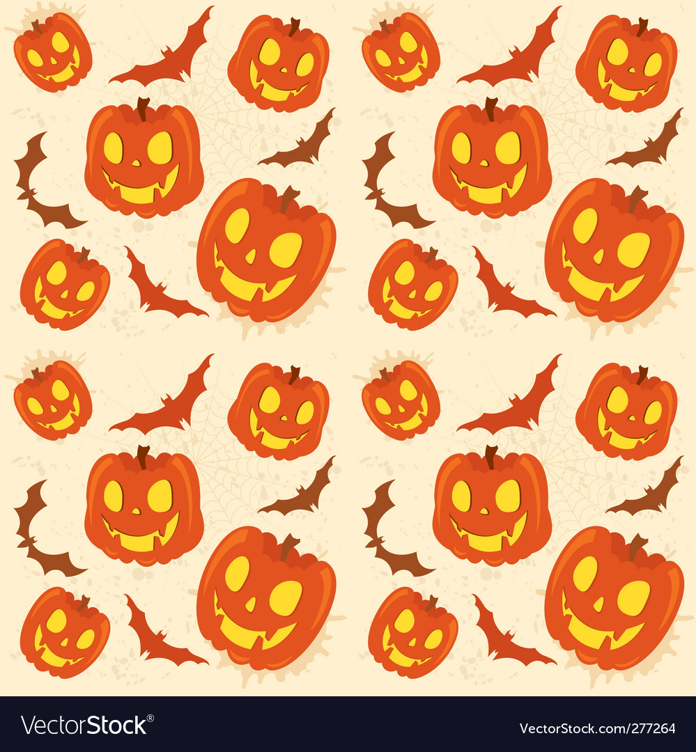 Pumpkin background Royalty Free Vector Image - VectorStock
