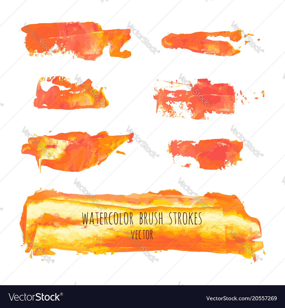 Set orange background texture elements Royalty Free Vector