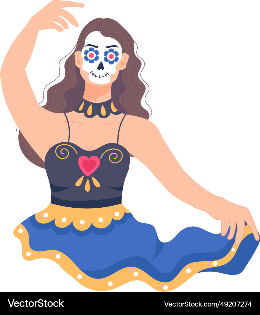 Dead dance Royalty Free Vector Image - VectorStock