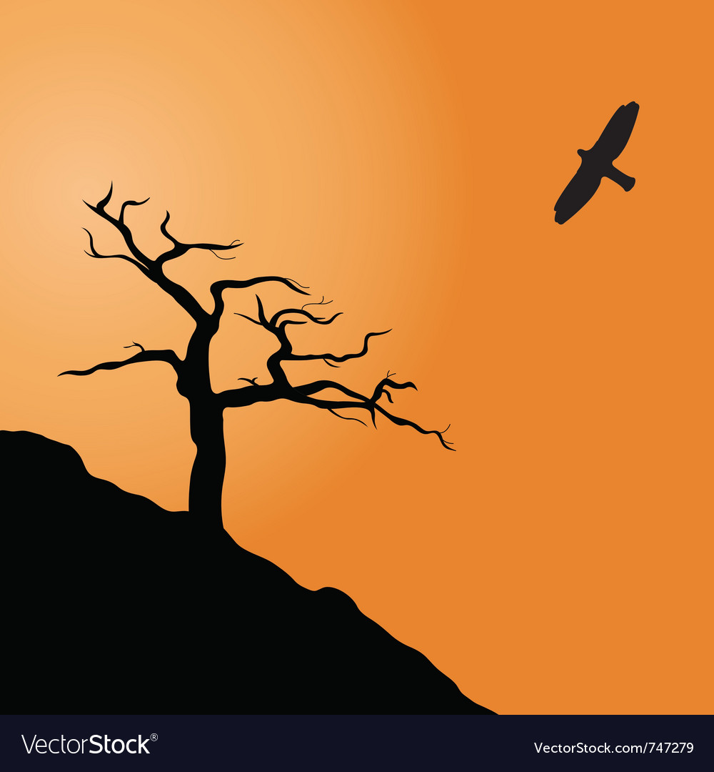 Dead tree Royalty Free Vector Image - VectorStock