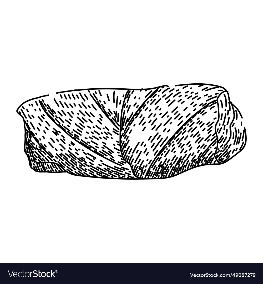 Dinner dolma sketch hand drawn Royalty Free Vector Image Dinner dolma sketch hand drawn Royalty Free Vector Image