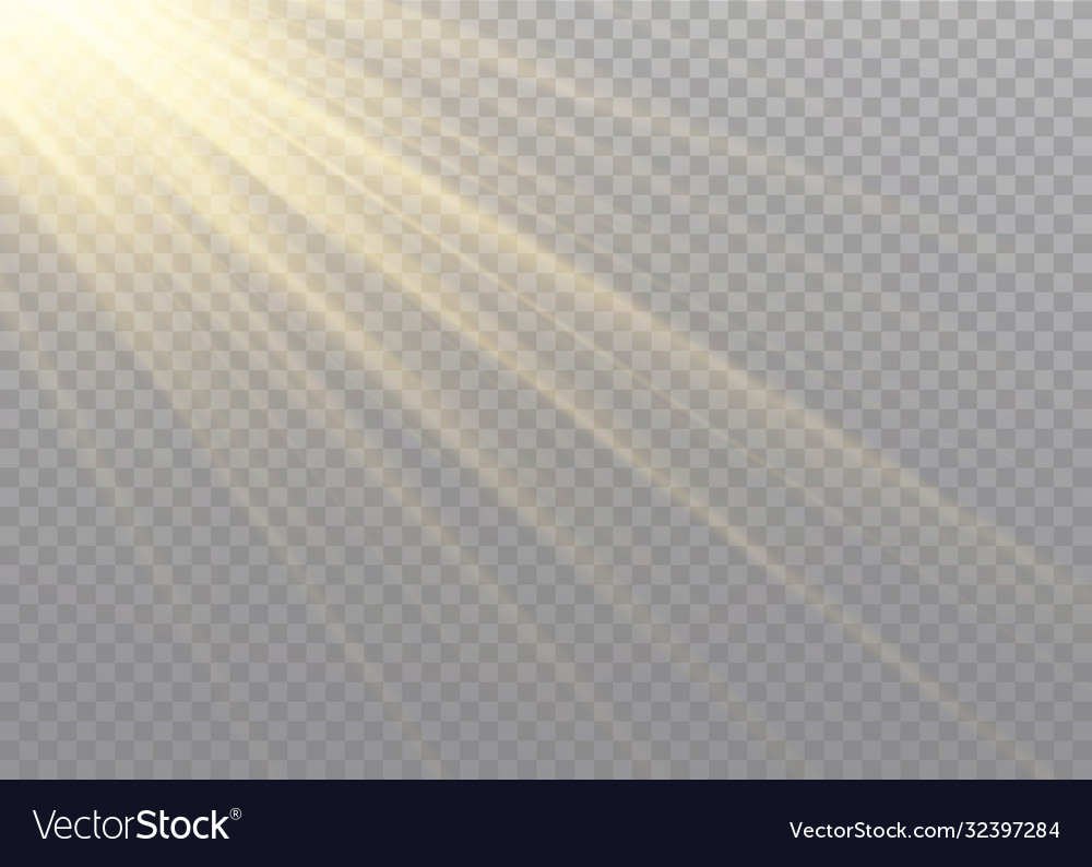 Flash effect sunlight Royalty Free Vector Image