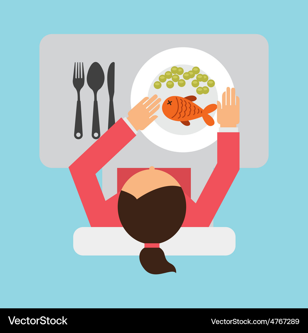 Eating man design Royalty Free Vector Image - VectorStock