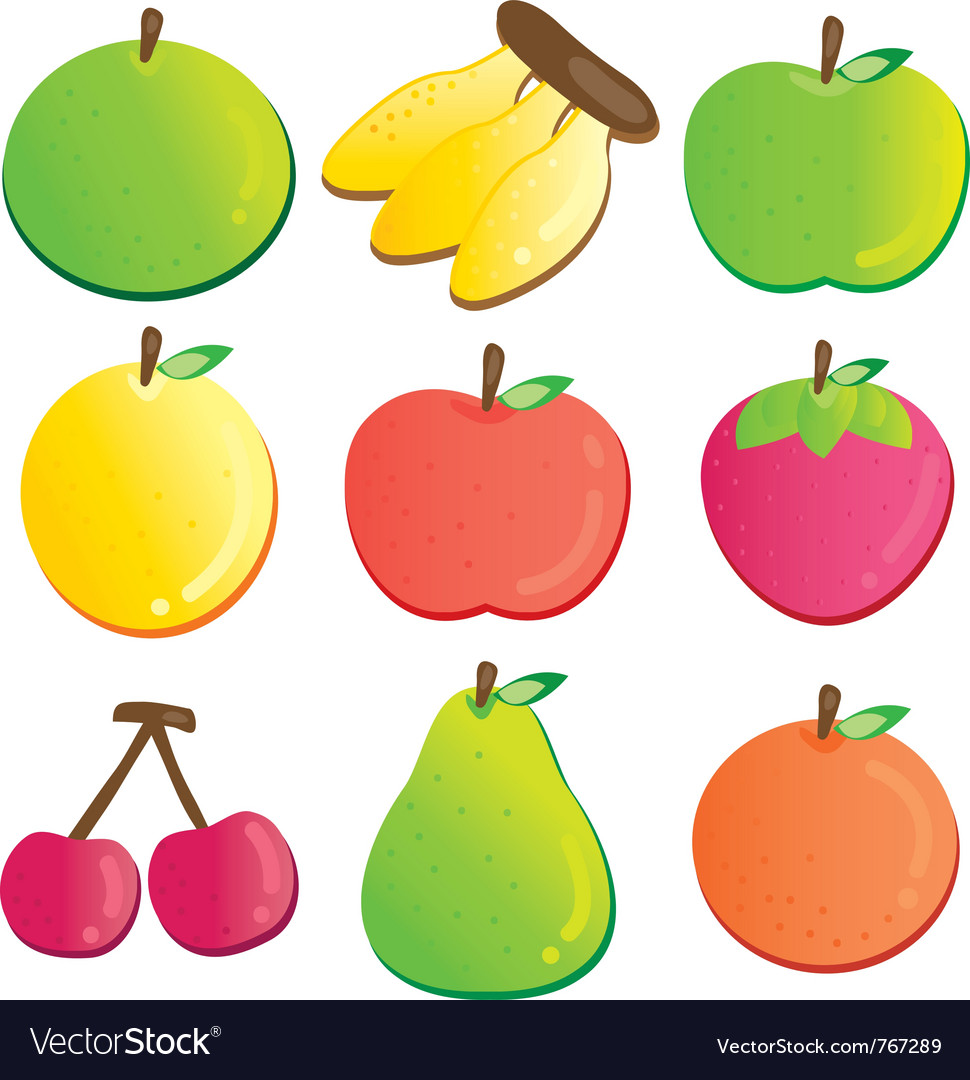 Fruit logo Royalty Free Vector Image - VectorStock
