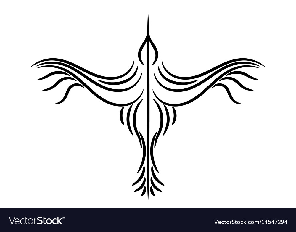 Abstract bird Royalty Free Vector Image - VectorStock