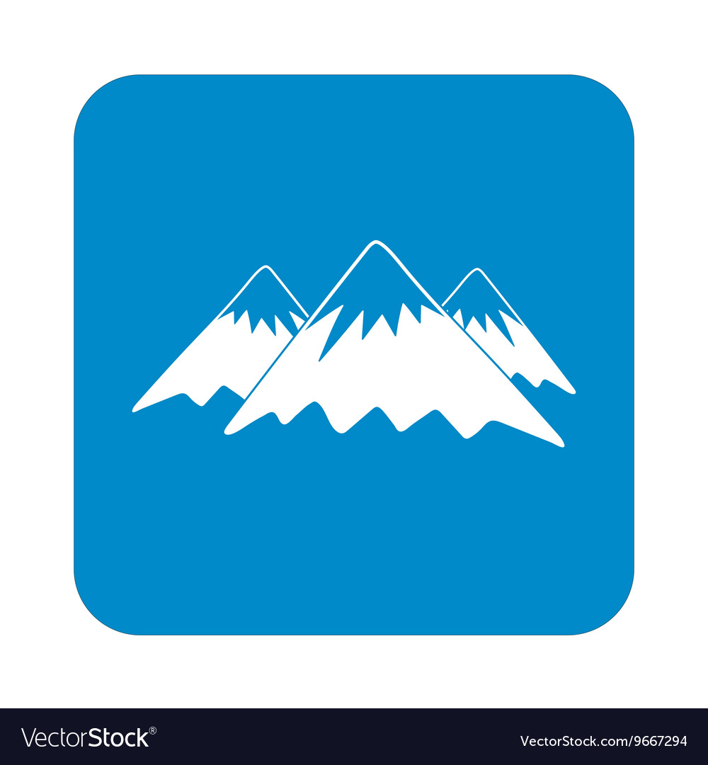 Berg Icon Lizenzfreies Vektorbild - VectorStock