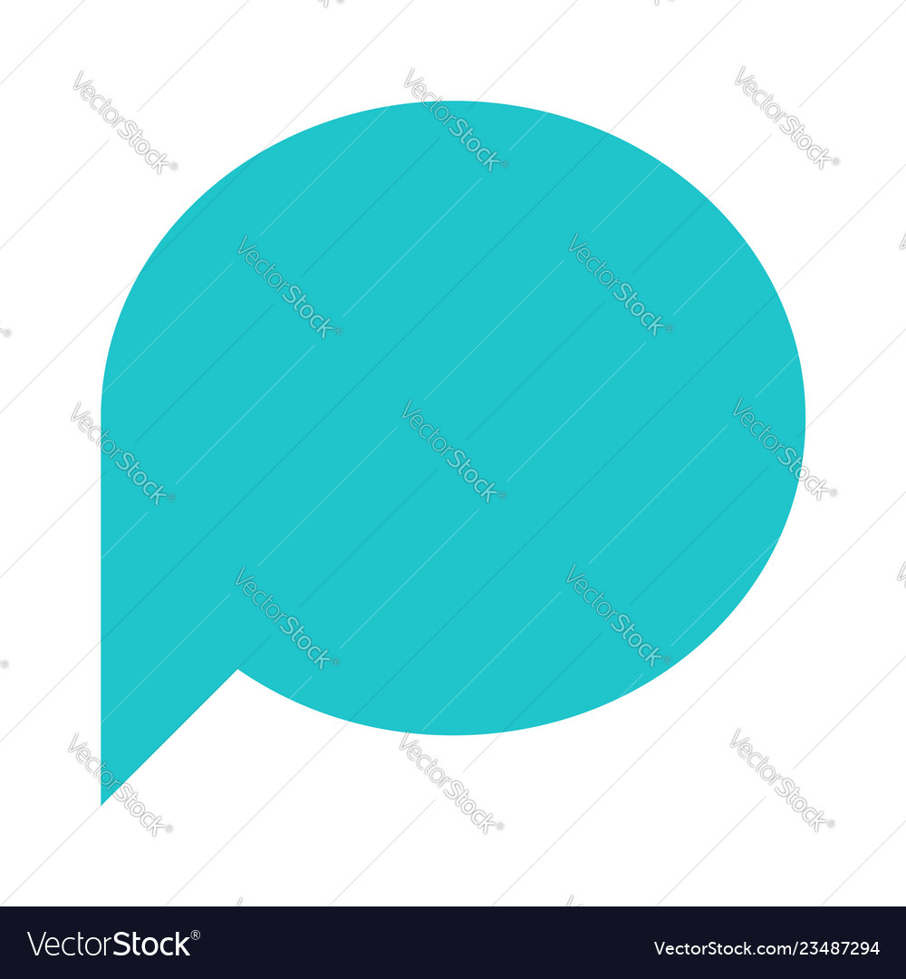 Oval blank speech bubble sign or empty map pin Vector Image