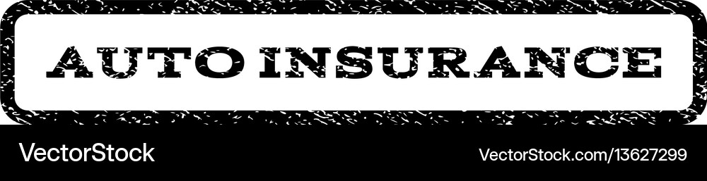 Auto insurance watermark stamp Royalty Free Vector Image
