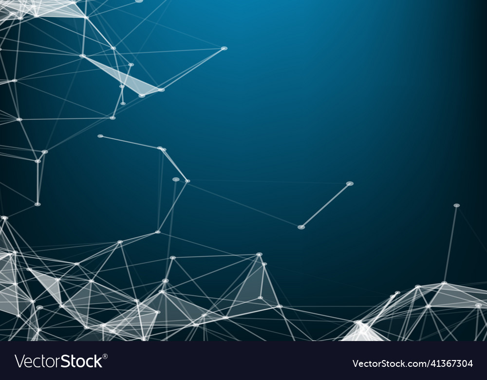 Abstract particles and lines plexus effect Vector Image Abstract particles and lines plexus effect Vector Image