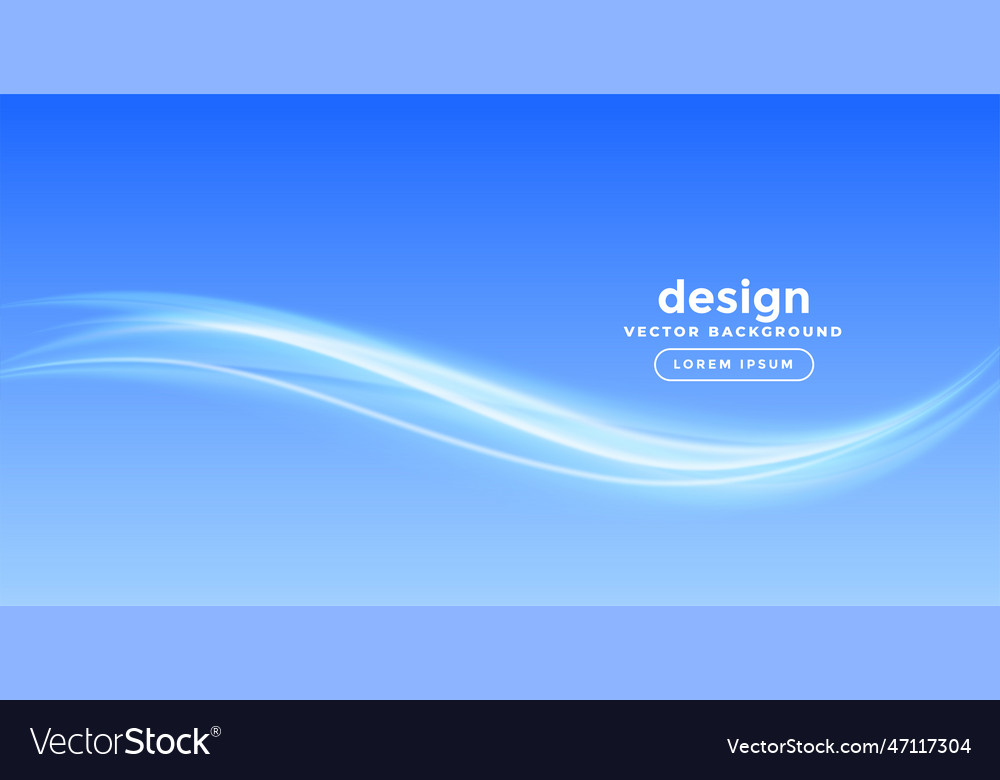 Elegant blue wave background design Royalty Free Vector Elegant blue wave background design Royalty Free Vector