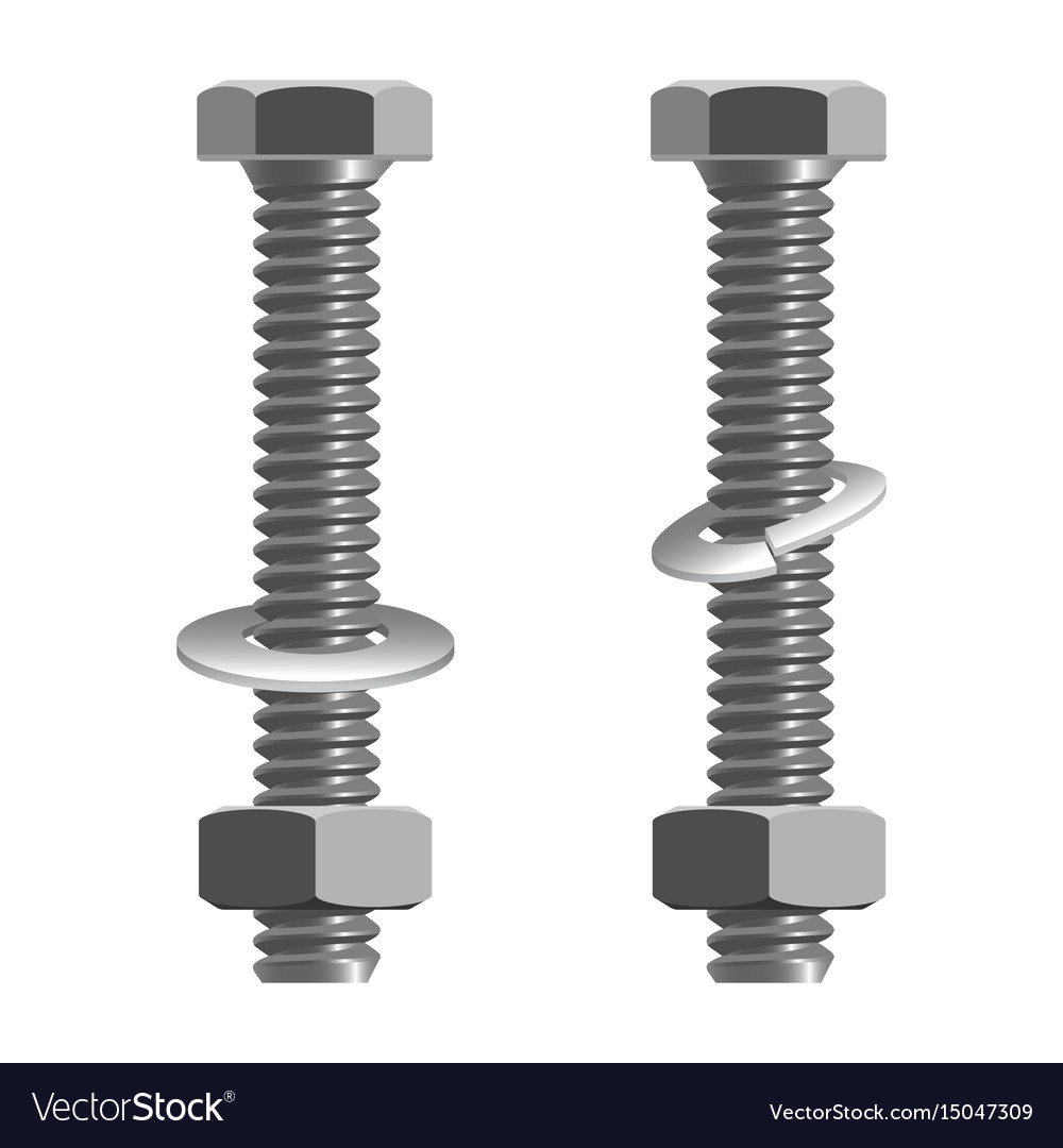 Best Nuts And Bolts Illustrations Royaltyfree Vector
