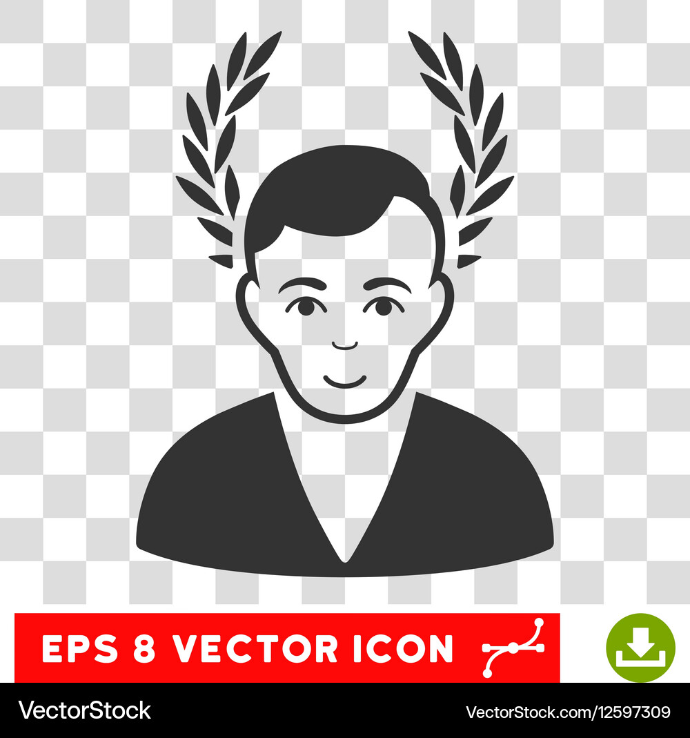 Man glory eps icon Royalty Free Vector Image - VectorStock
