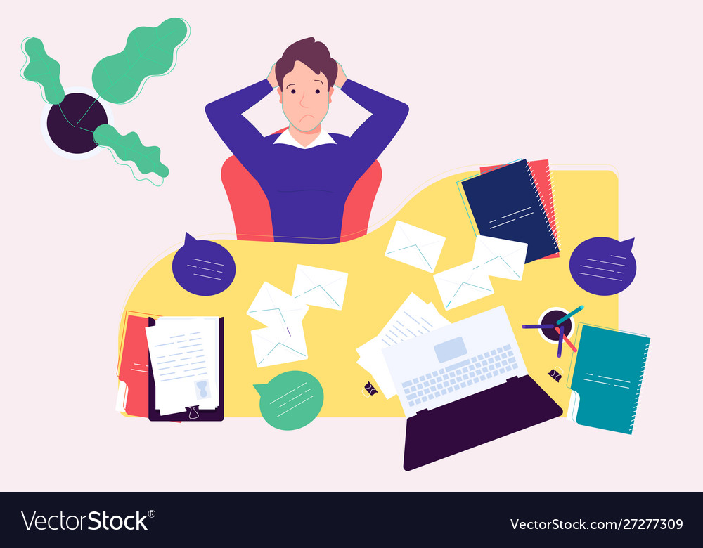 Manager-office Royalty Free Vector Image - VectorStock