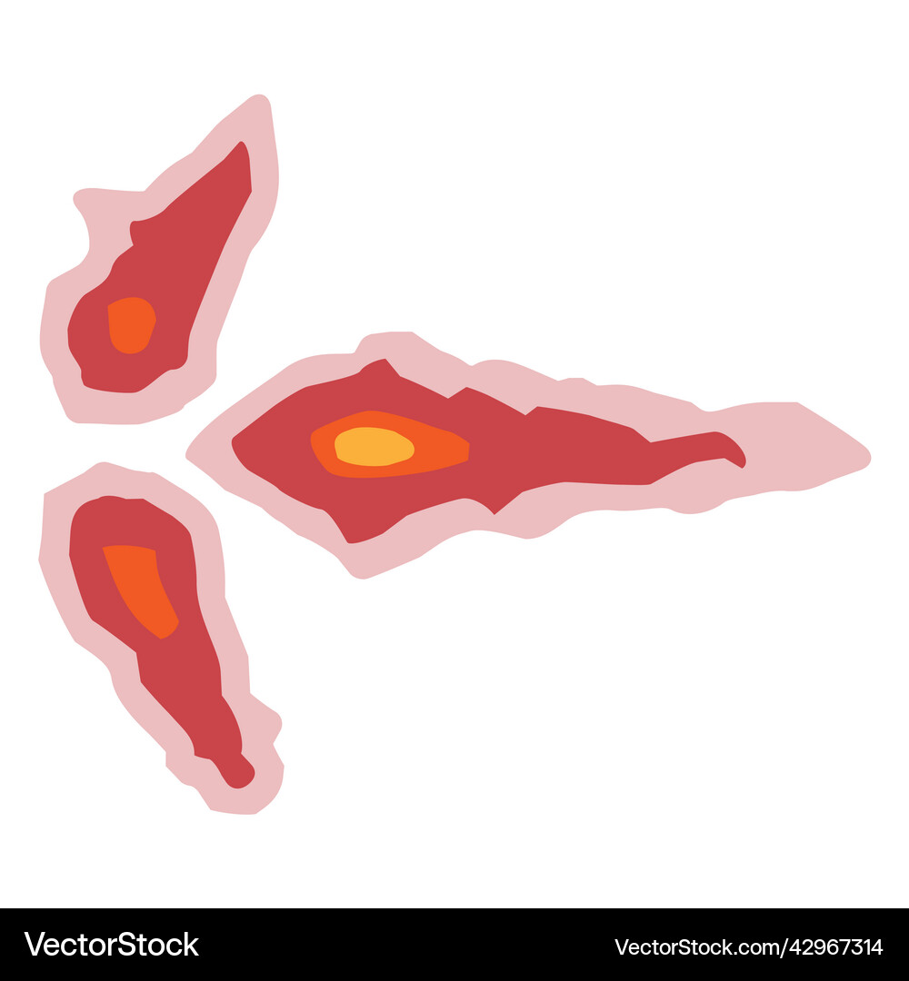 3 muzzle flash fire arm Royalty Free Vector Image