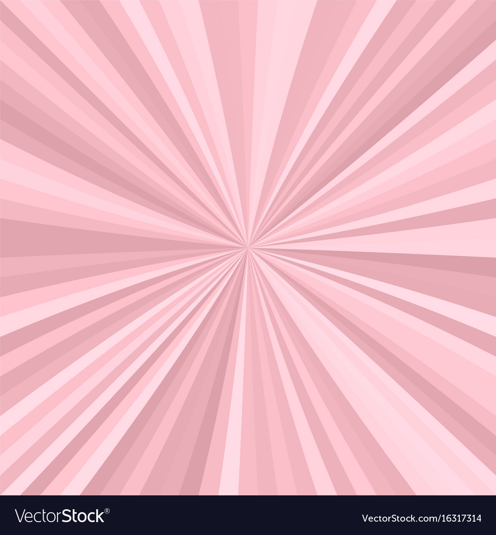 Abstract Starburst Background From Radial Stripes Vector Image
