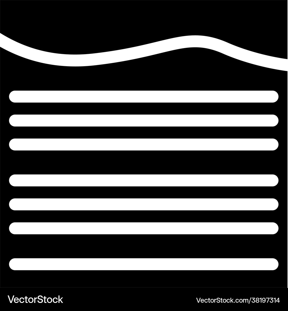 Field peat glyph icon Royalty Free Vector Image