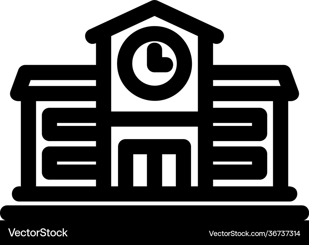 University icon or logo isolated sign symbol Vector Image