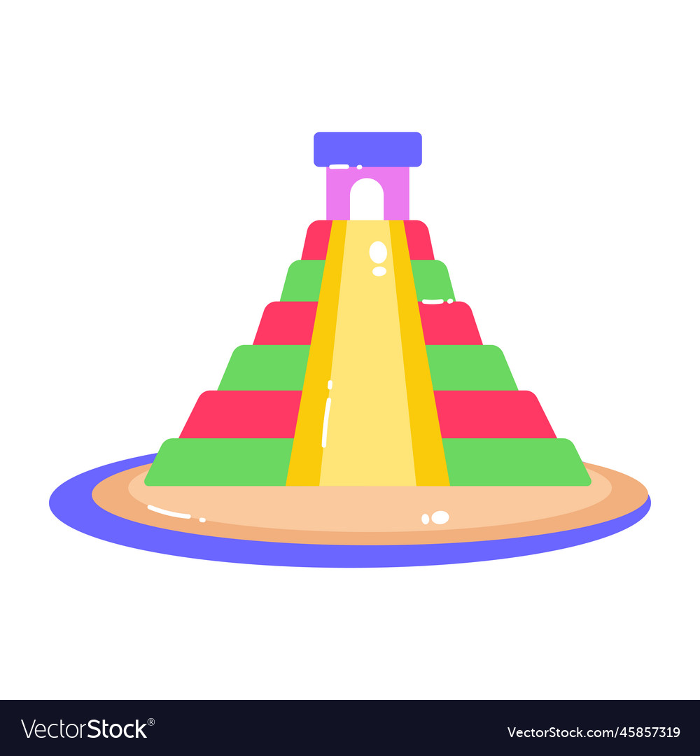 Chichen itza Royalty Free Vector Image - VectorStock