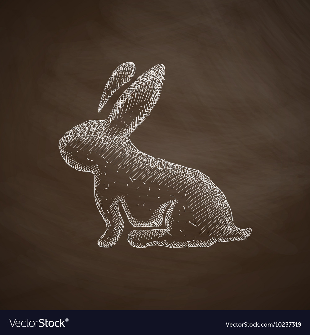 Easter rabbit icon Royalty Free Vector Image - VectorStock
