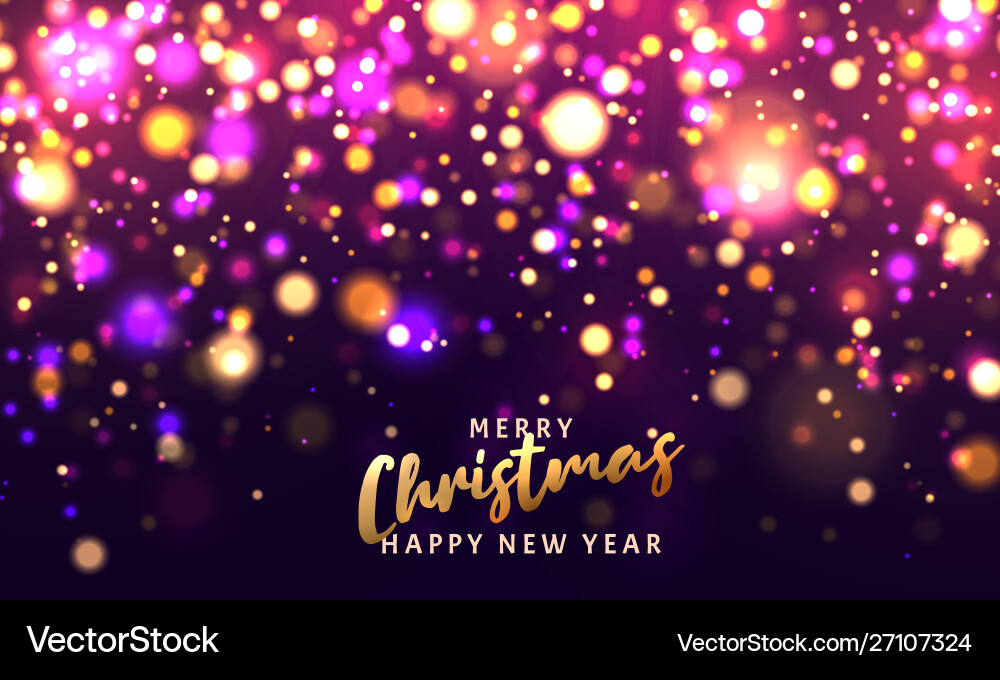 Christmas light background Royalty Free Vector Image