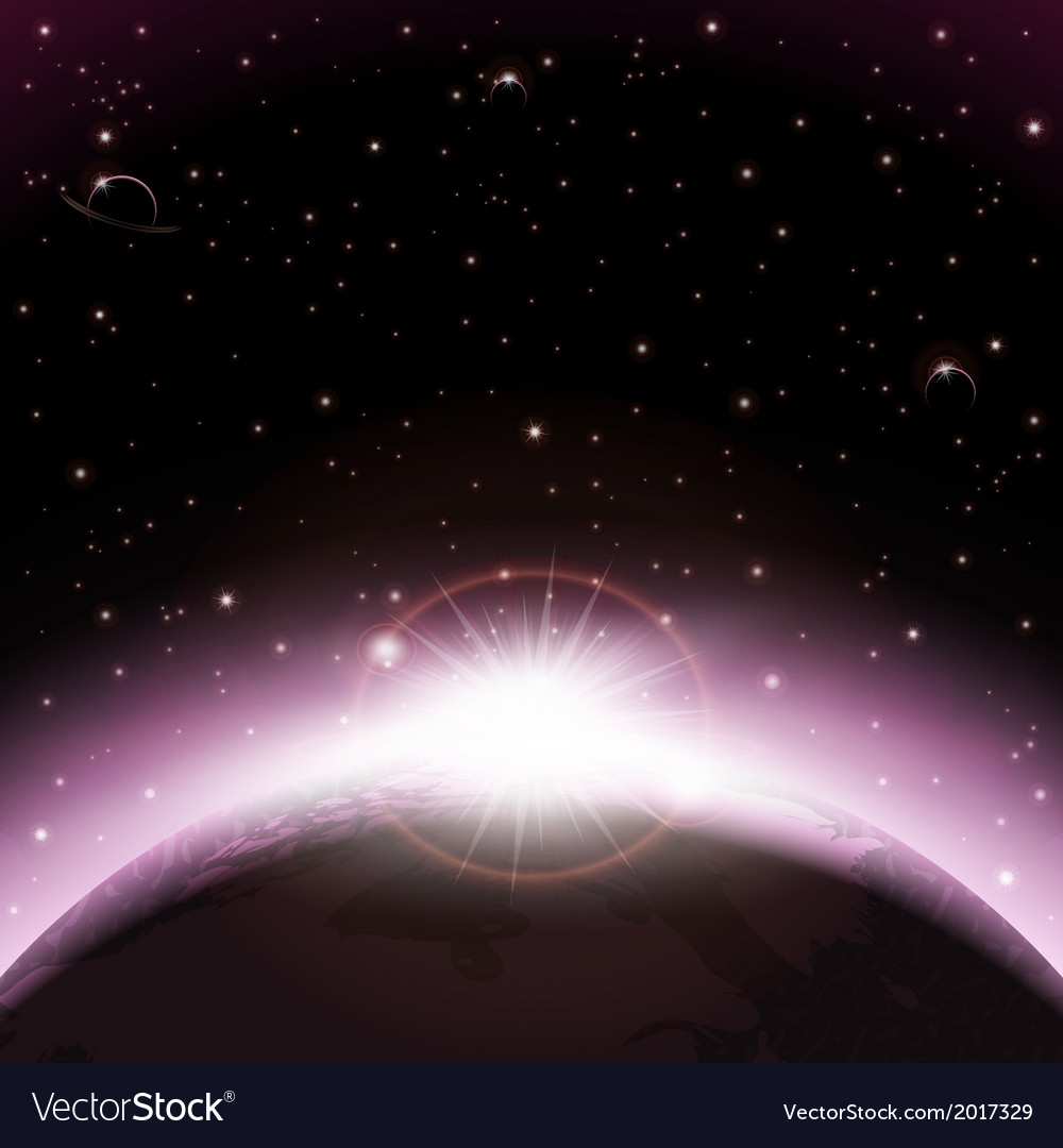 Space background Royalty Free Vector Image - VectorStock
