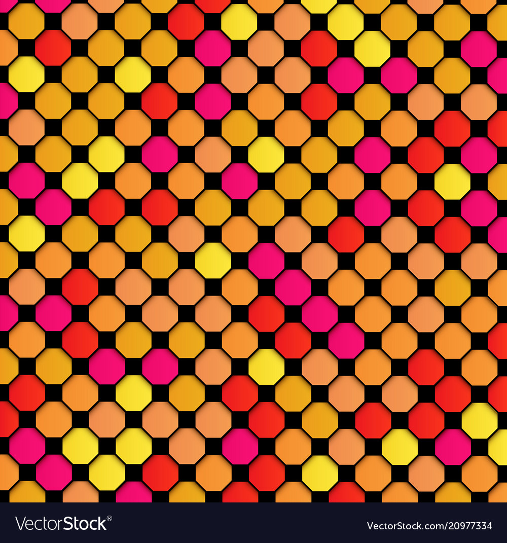 Abstract geometric background multicolor pattern Vector Image