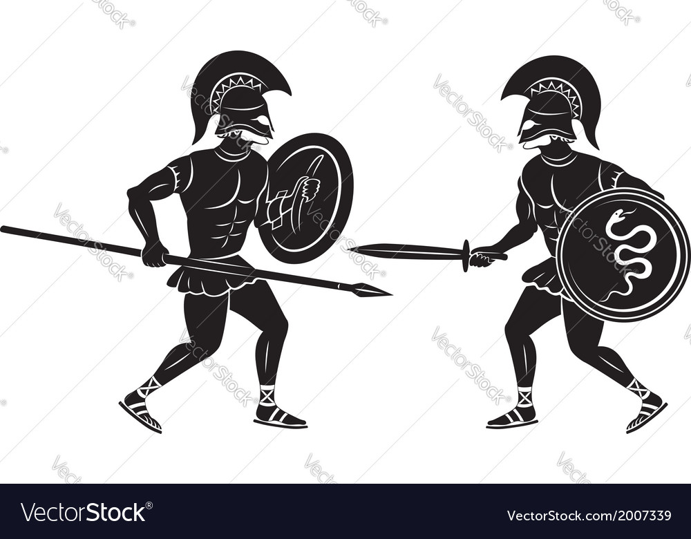 Gladiators Royalty Free Vector Image - VectorStock