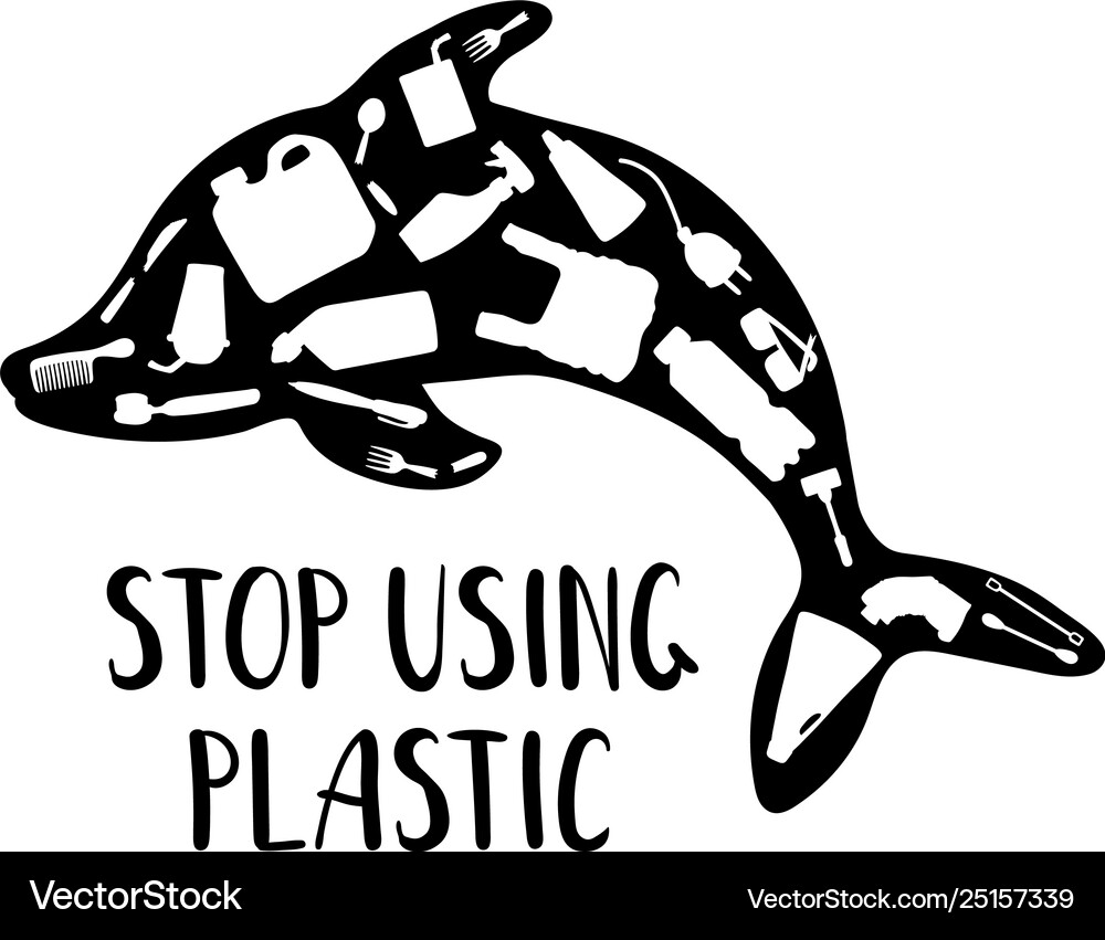 Nature ecology pollution Royalty Free Vector Image