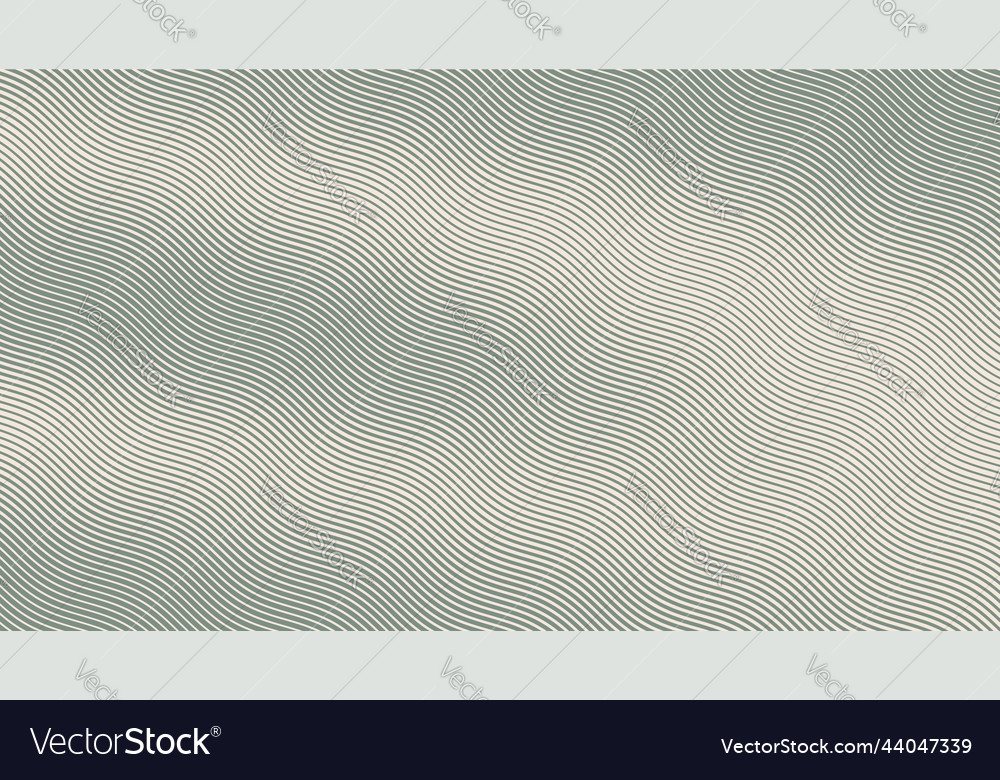 Parallel hatching wavy lines halftone pattern Vector Image