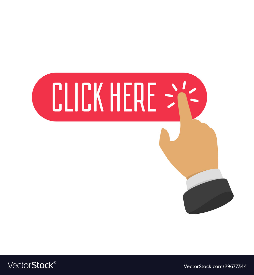 Click here button Royalty Free Vector Image - VectorStock