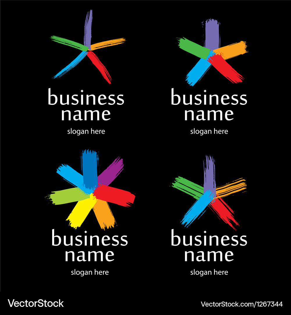 Logo splash Royalty Free Vector Image - VectorStock