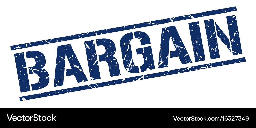 Bargain stamp Royalty Free Vector Image - VectorStock