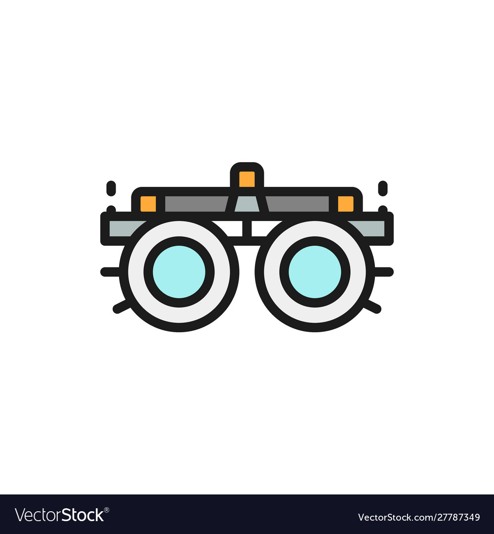 Device For Selection Glasses Lenses Diopters Vector Image