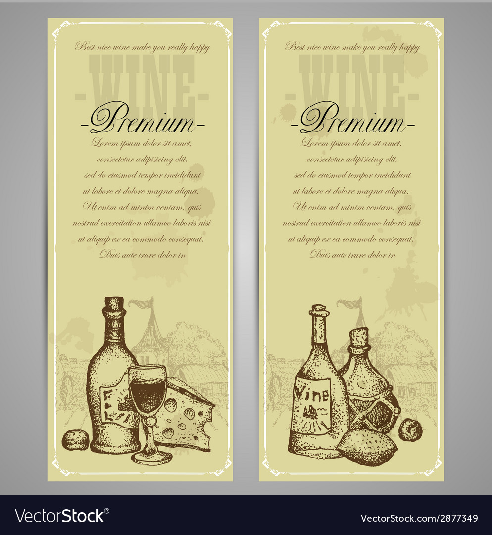 Premium restaurant menu Royalty Free Vector Image