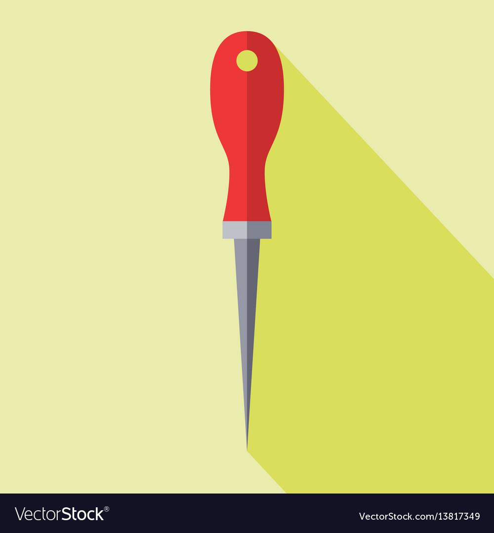 Sharp awl tool Royalty Free Vector Image - VectorStock