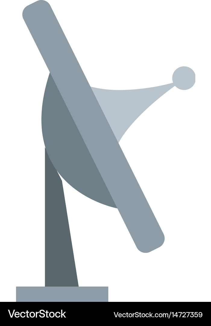 Antenna dish transmission communication image Vector Image