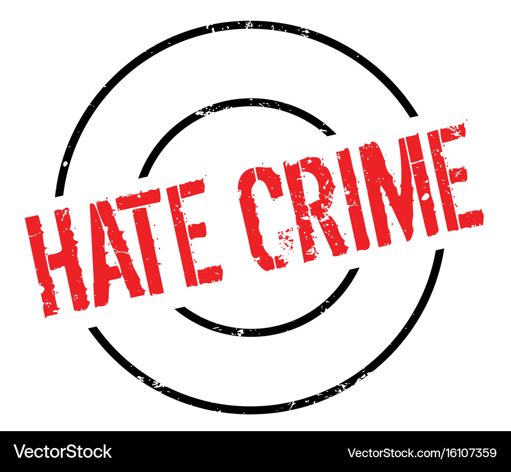 Hate crime rubber stamp Royalty Free Vector Image