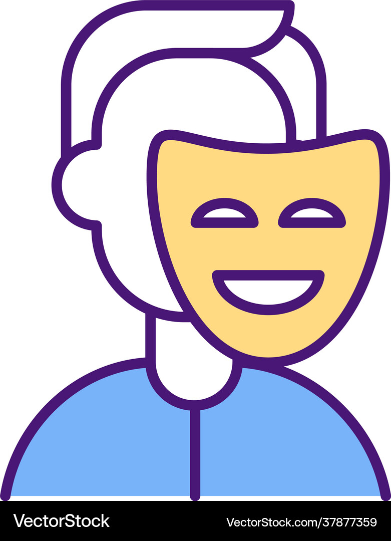 Personal brand modification rgb color icon Vector Image