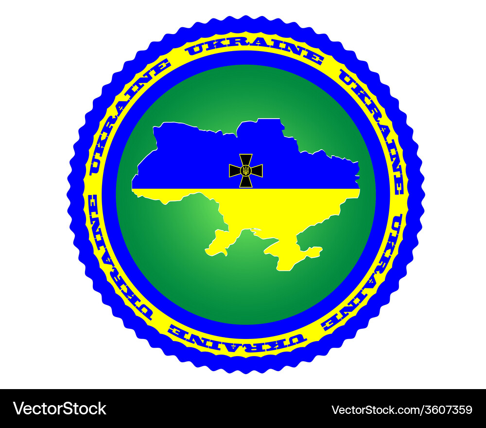 Symbol of ukraine Royalty Free Vector Image - VectorStock