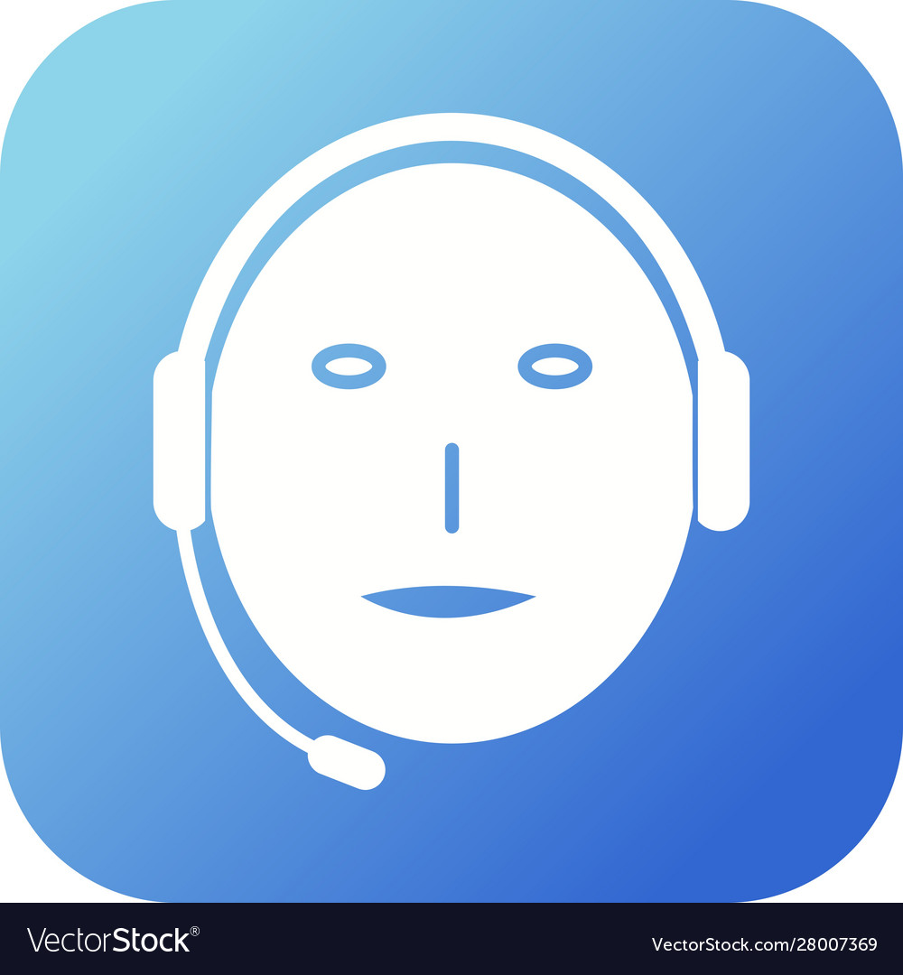 Beautiful support glyph icon Royalty Free Vector Image Beautiful support glyph icon Royalty Free Vector Image