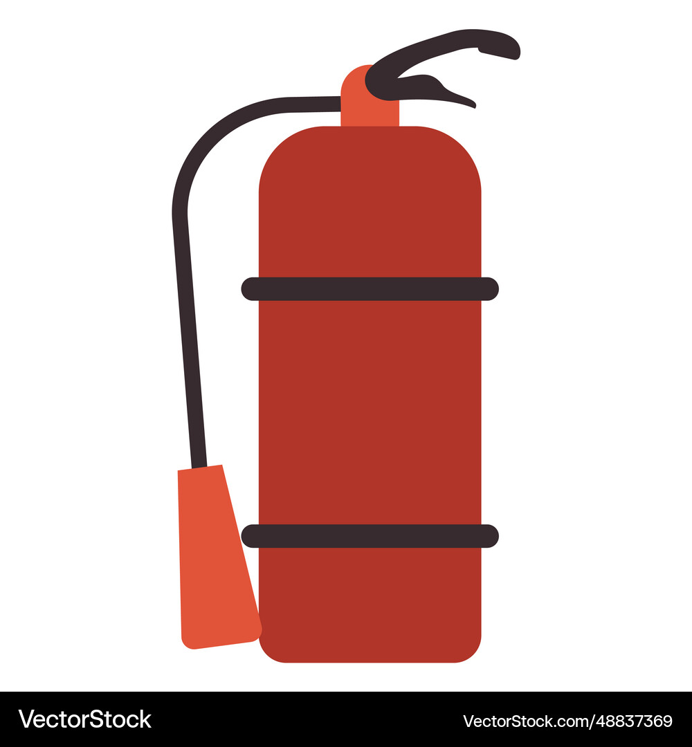 Fire extinguisher colorful icon Royalty Free Vector Image