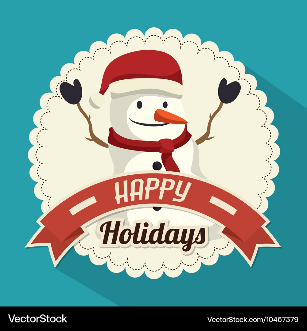 Happy merry christmas icon Royalty Free Vector Image