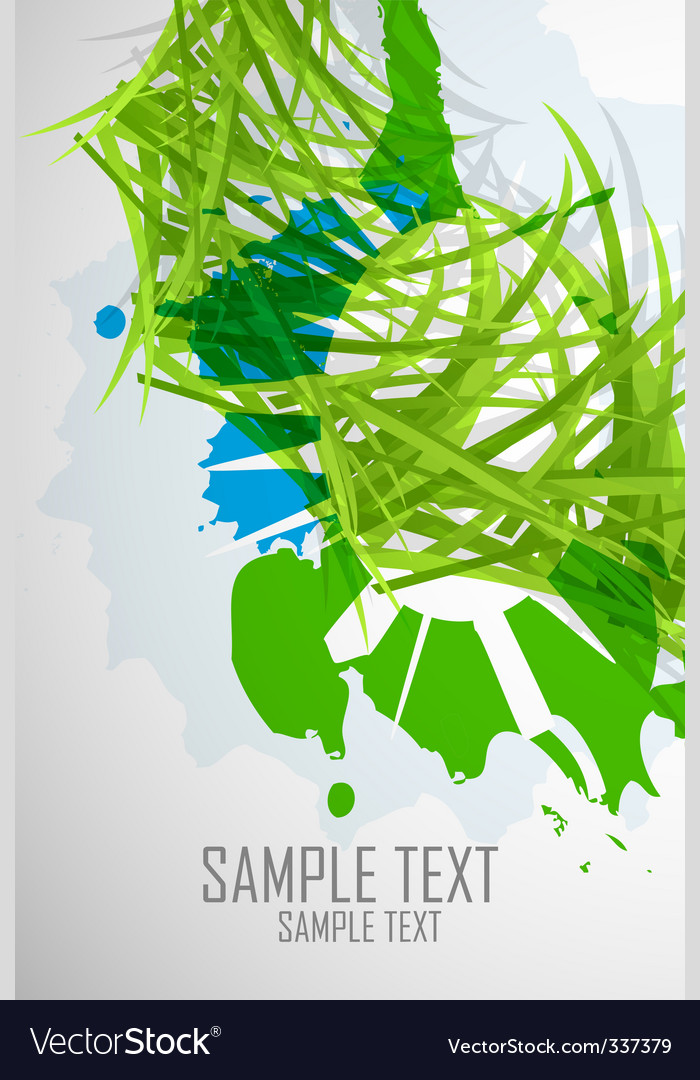 Natural elements background Royalty Free Vector Image