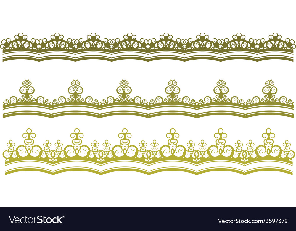 Pattern border Royalty Free Vector Image - VectorStock