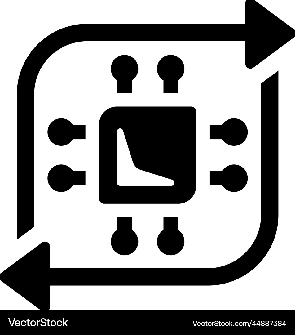 Driver update icon Royalty Free Vector Image - VectorStock