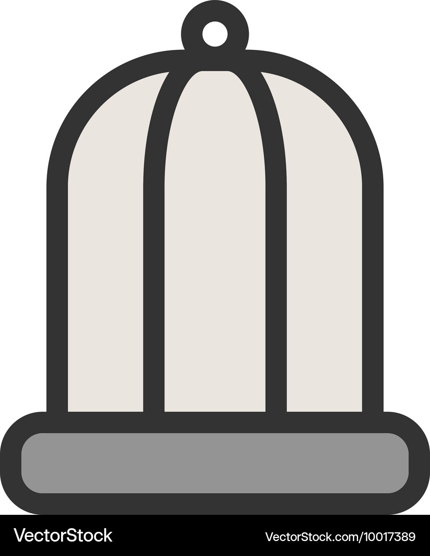Bird cage Royalty Free Vector Image - VectorStock
